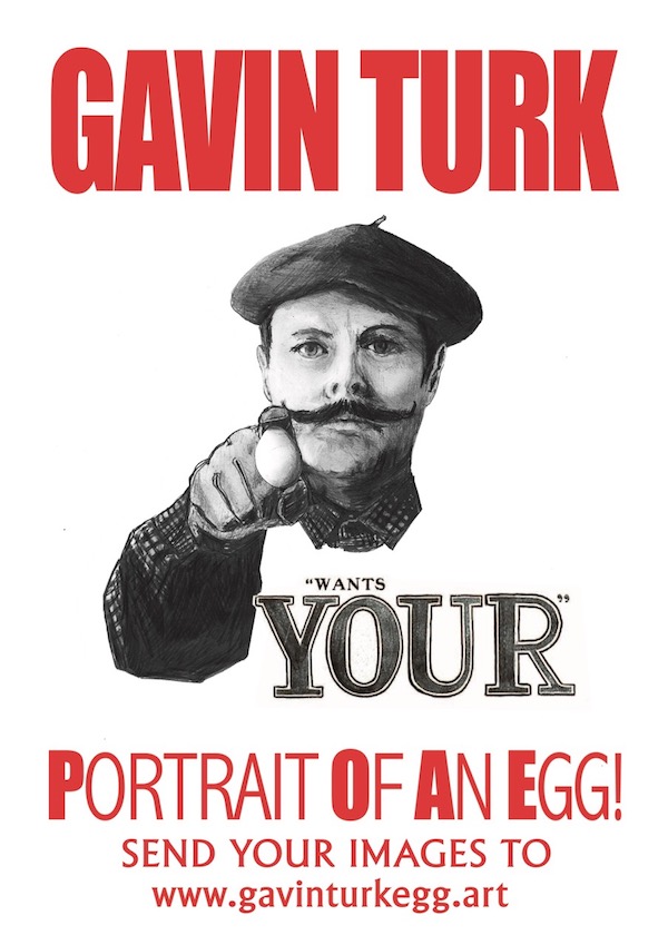 Gavin Turk Unveils The World s Largest Giant Egg Collaboration Artlyst